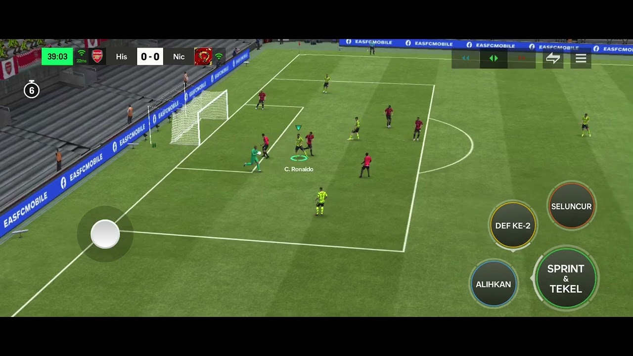 FC24 MOBILE Gameplay Arsenal VS AC Milan - YouTube