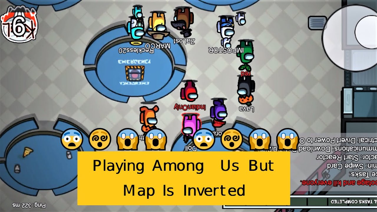 How To Flip The SKELD MAP In AMONG US .Inverted Map In Among us ...