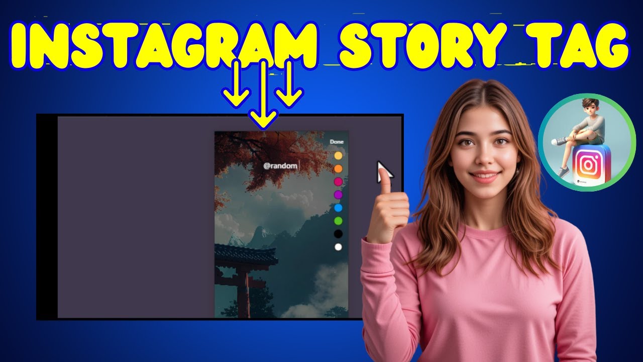 How To Mention Someone in Instagram Story on PC - Quick Tutorial - YouTube
