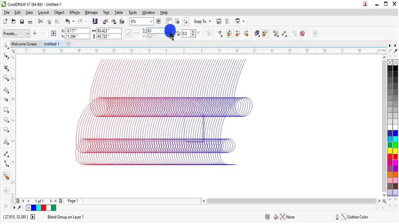 HOW TO MAKE DESIGN IN CORAL DRAW - YouTube