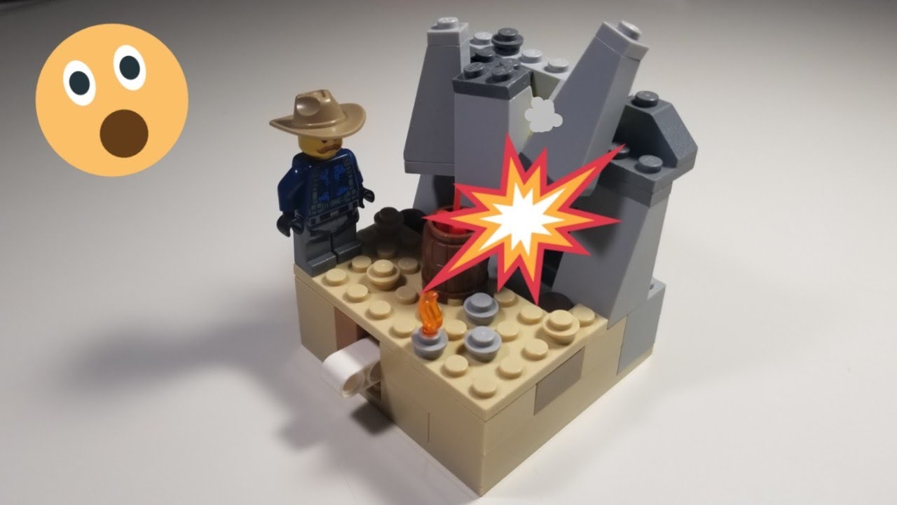 How to build a working lego explosion - YouTube