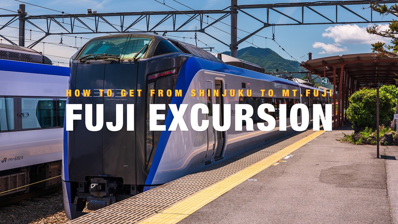 How to take Fuji Excursion from Shinjuku to Mt Fuji(Kawaguchiko) - YouTube