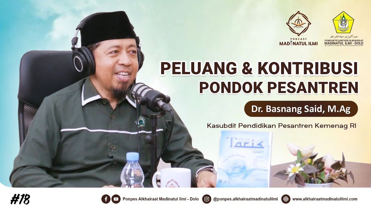 PELUANG & KONTRIBUSI PONDOK PESANTREN || Dr. Basnang Said, M.Ag - YouTube