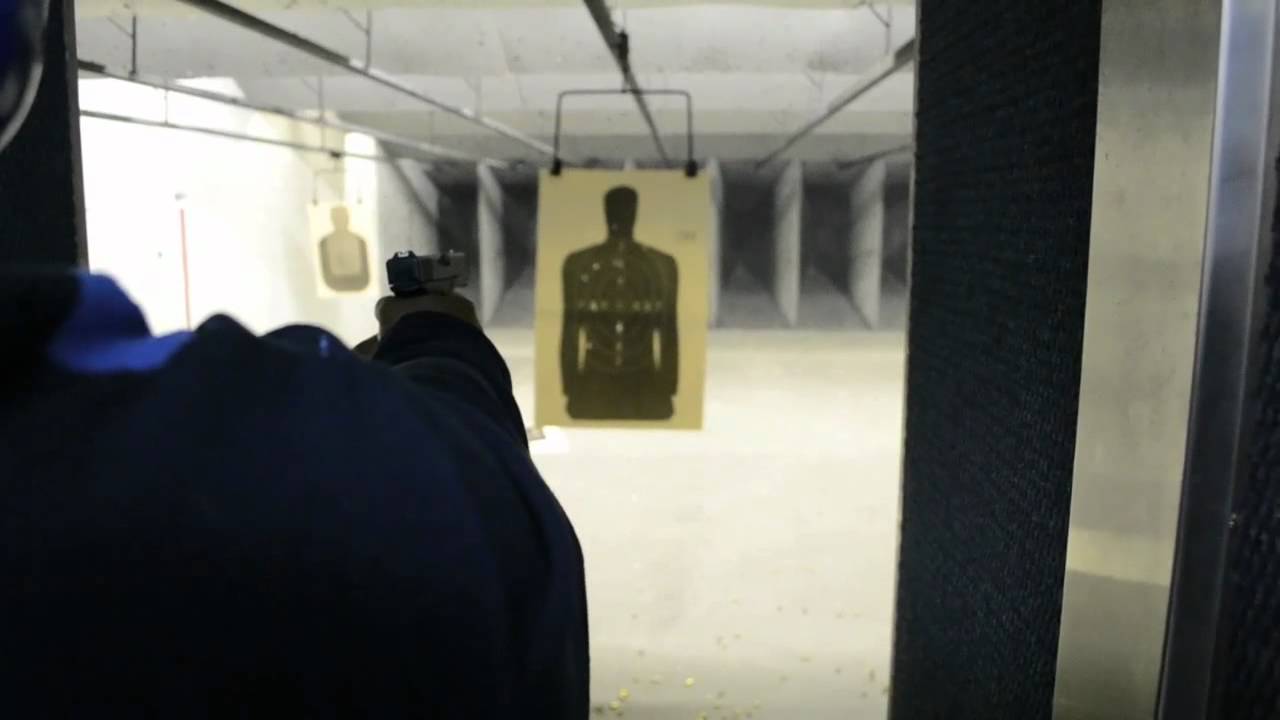 BLIND MAN AT THE GUN RANGE SHOOTING A PISTOL - YouTube