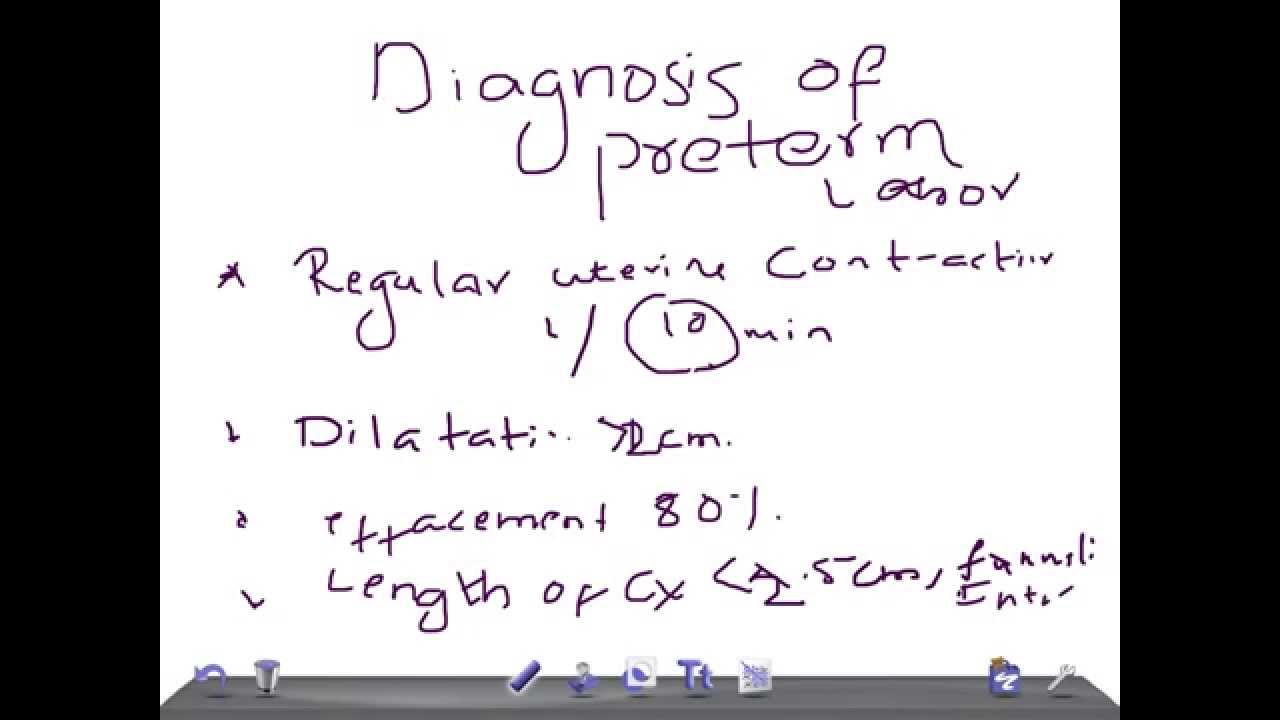 QUICK OBGYN: Diagnosis of Preterm labour - YouTube
