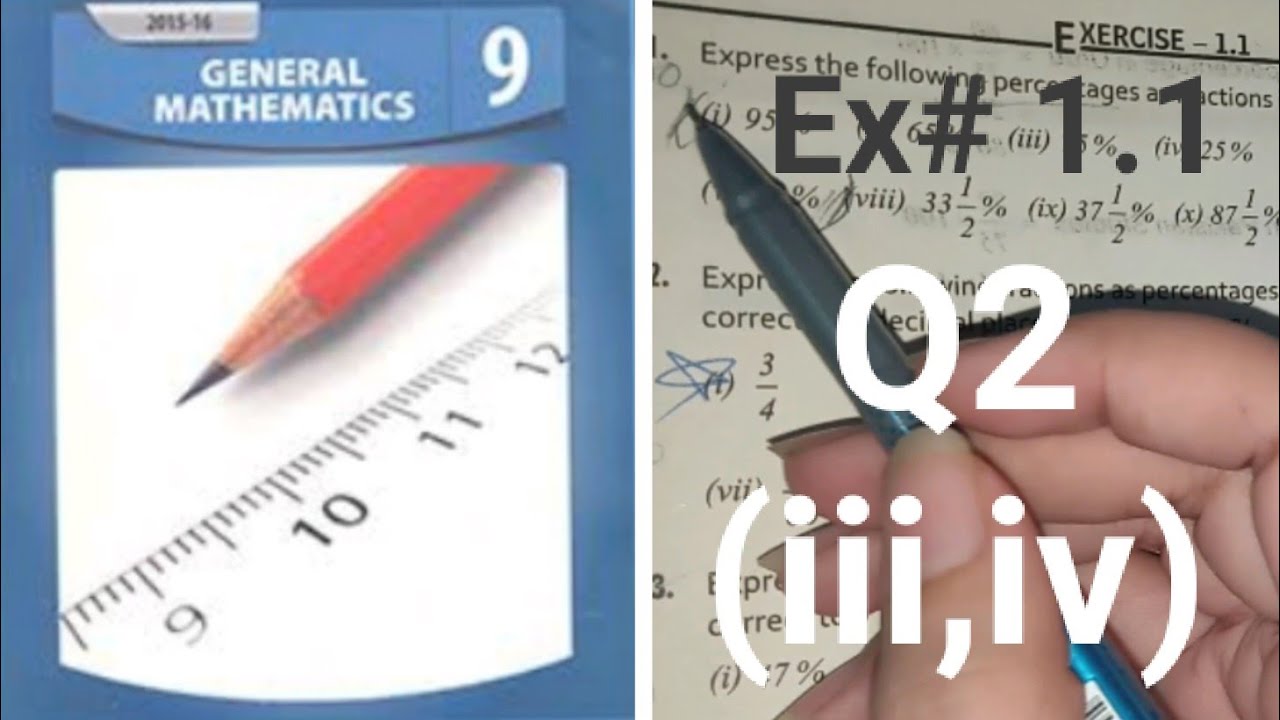 General Math Class 9 Chapter 1 Exercise 1.1 Question 2, 9th class math ...