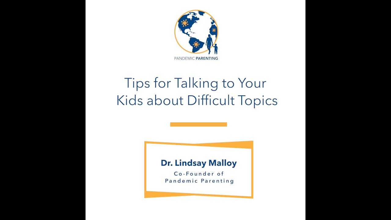 Tips for Talking to Your Kids About Difficult Topics - YouTube