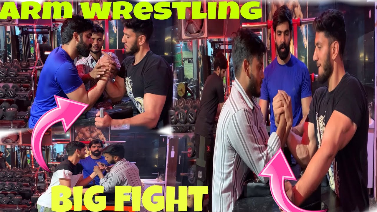 BIG FIGHT BETWEEN 90KG AND 80KG🤼‍♀️||ARM WRESTLING 🤼‍♀️ BOTH ARM WITH ...