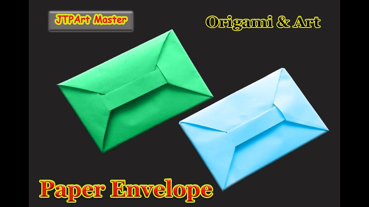 Easy Origami Envelope Tutorial | DIY without Glue Tape and Scissor ...