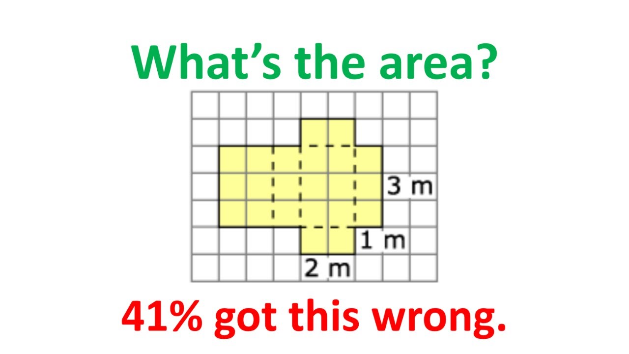 Real state exam question on area (#1). 5th Grade Math. - YouTube