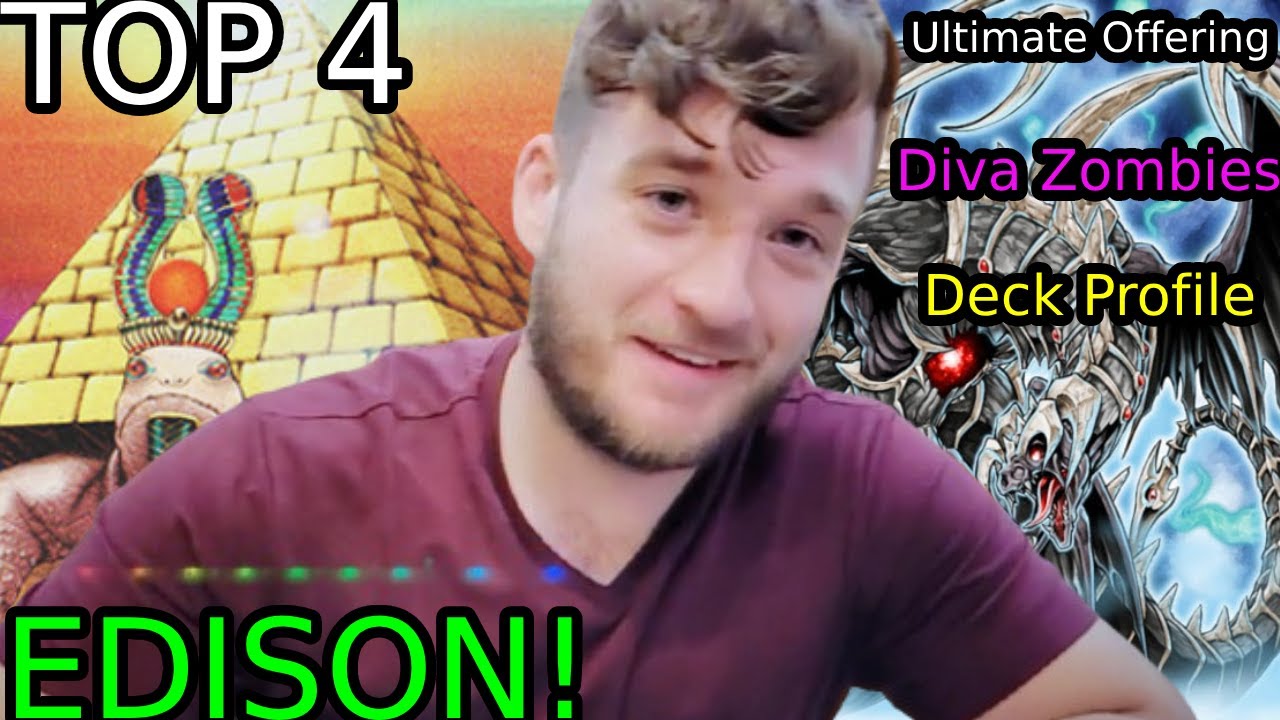 Yu-Gi-Oh! Local Edison TOP 4 Ultimate Offering Diva Zombies Edison Deck ...