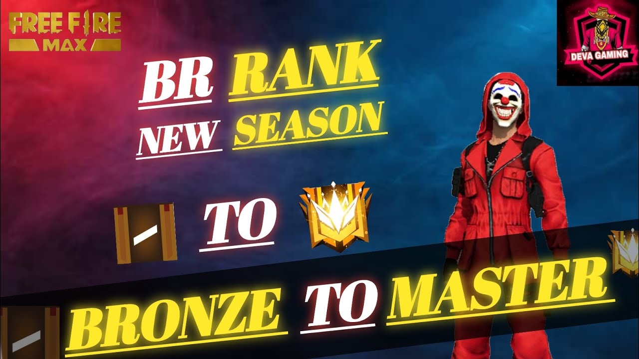FREE FIRE NEW SEASON BRONZE TO MASTER 🤕 #10million - YouTube