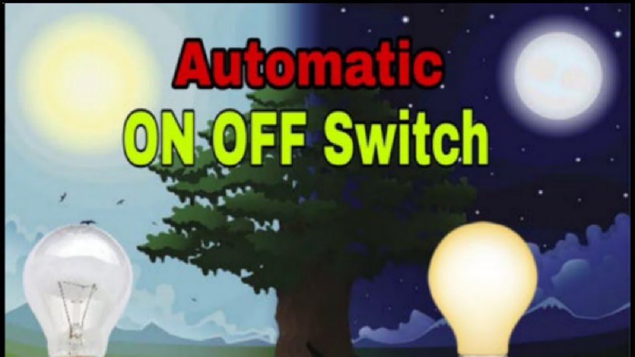 automatic day night light switch circuit project - YouTube