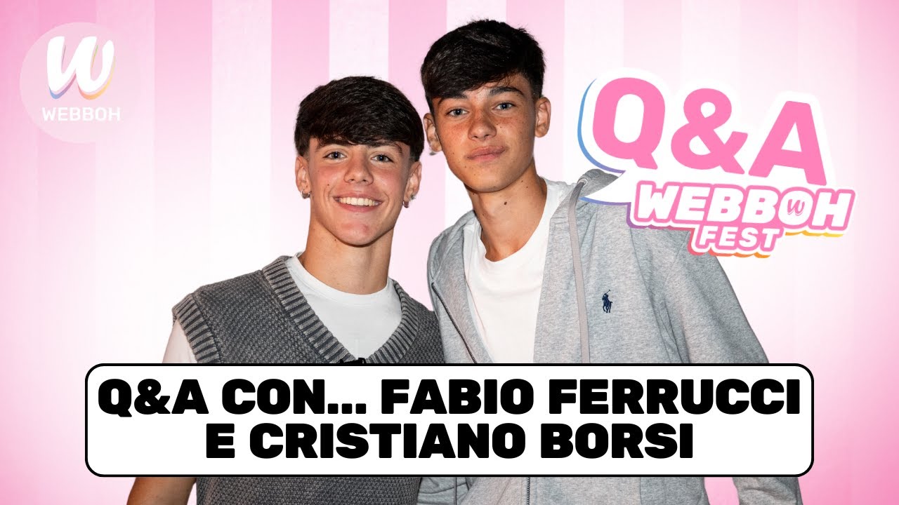 Q&A CON… FABIO FERRUCCI E CRISTIANO BORSI - YouTube
