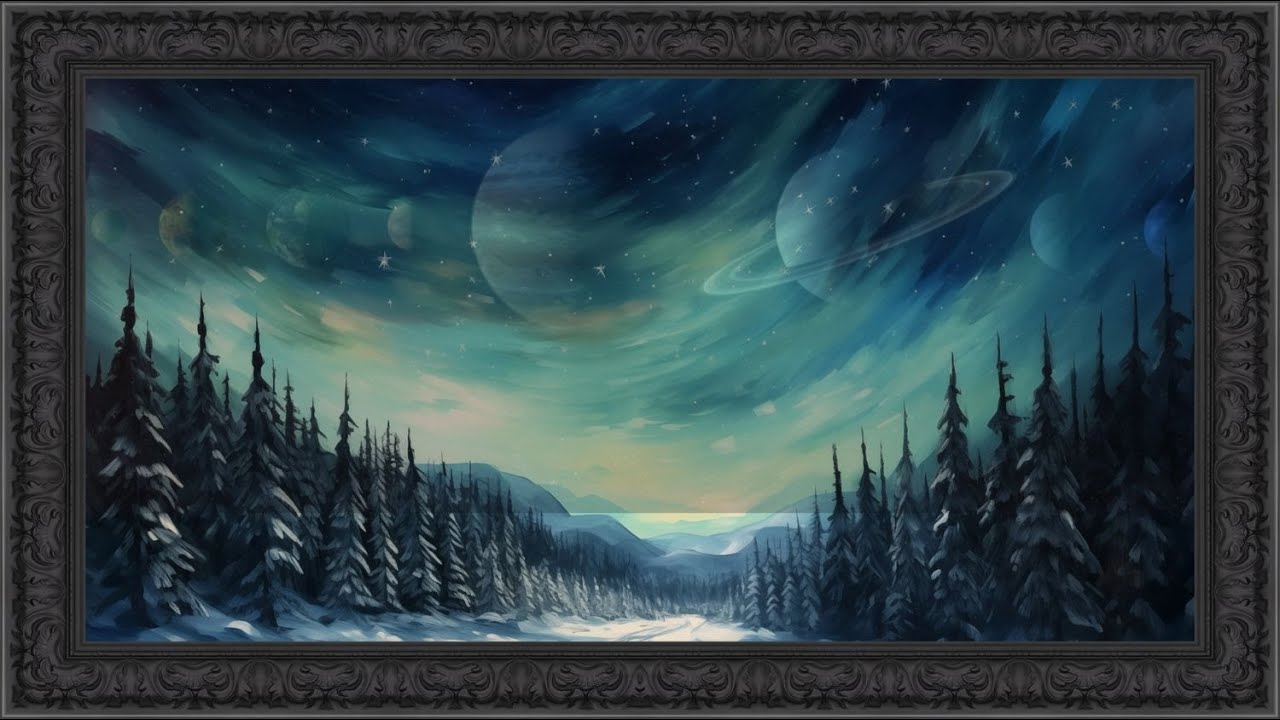 Planetary Dreamscape | TV ART | Ambient Music | Sleep Meditation ...