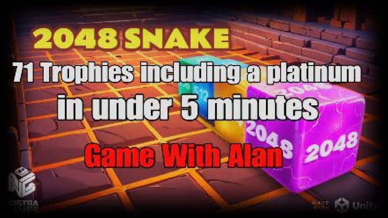 2048 SNAKE Platinum trophy - YouTube