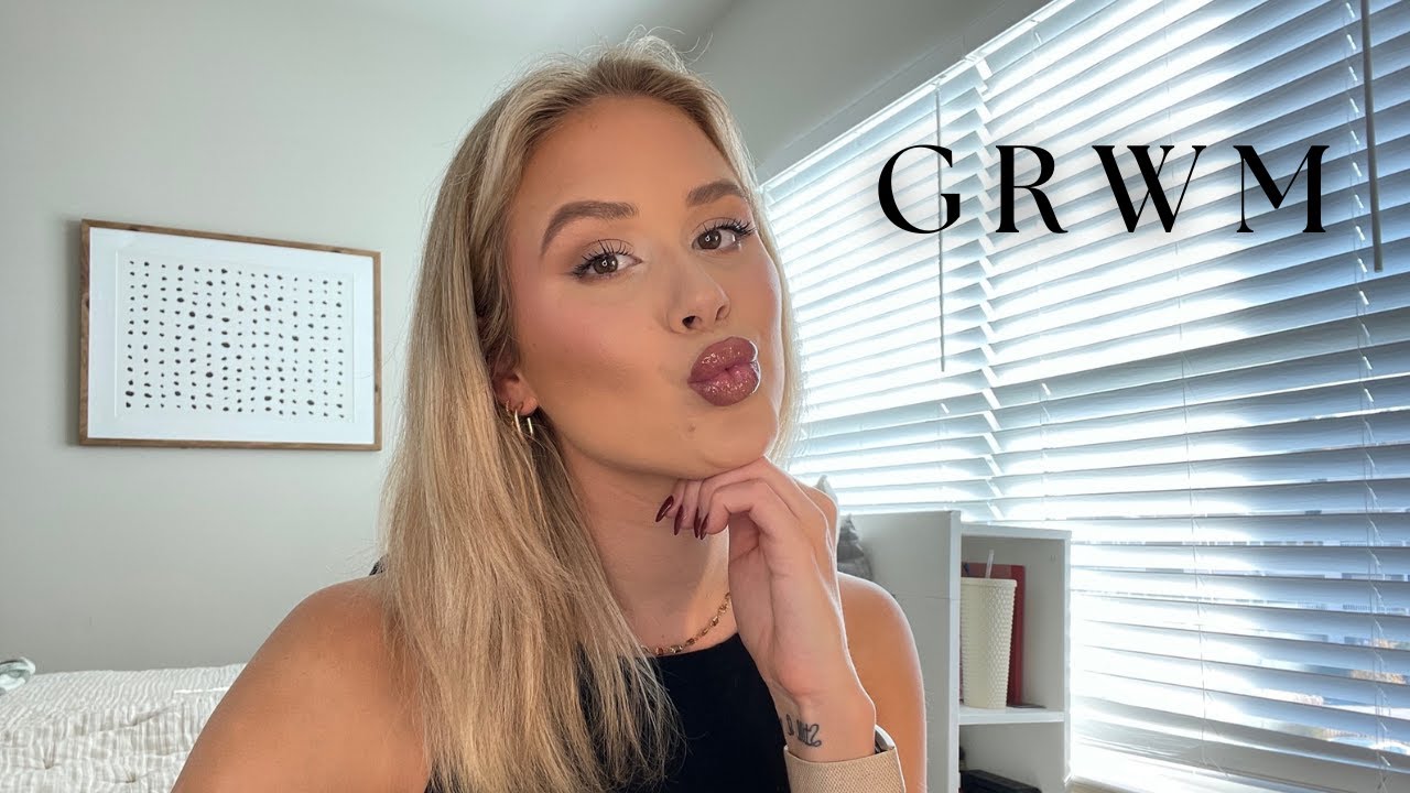 Natural Glam GRWM | Get to know me! - YouTube