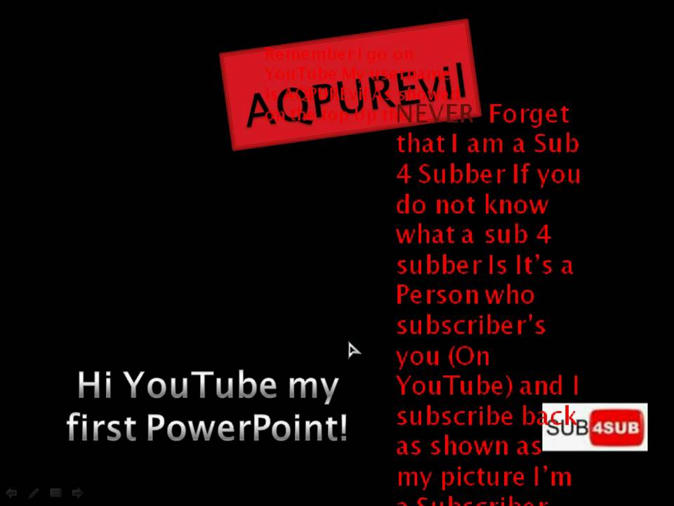 My first PowerPoint - YouTube