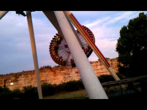 The Frisbee at Six Flags Fiesta Texas - YouTube