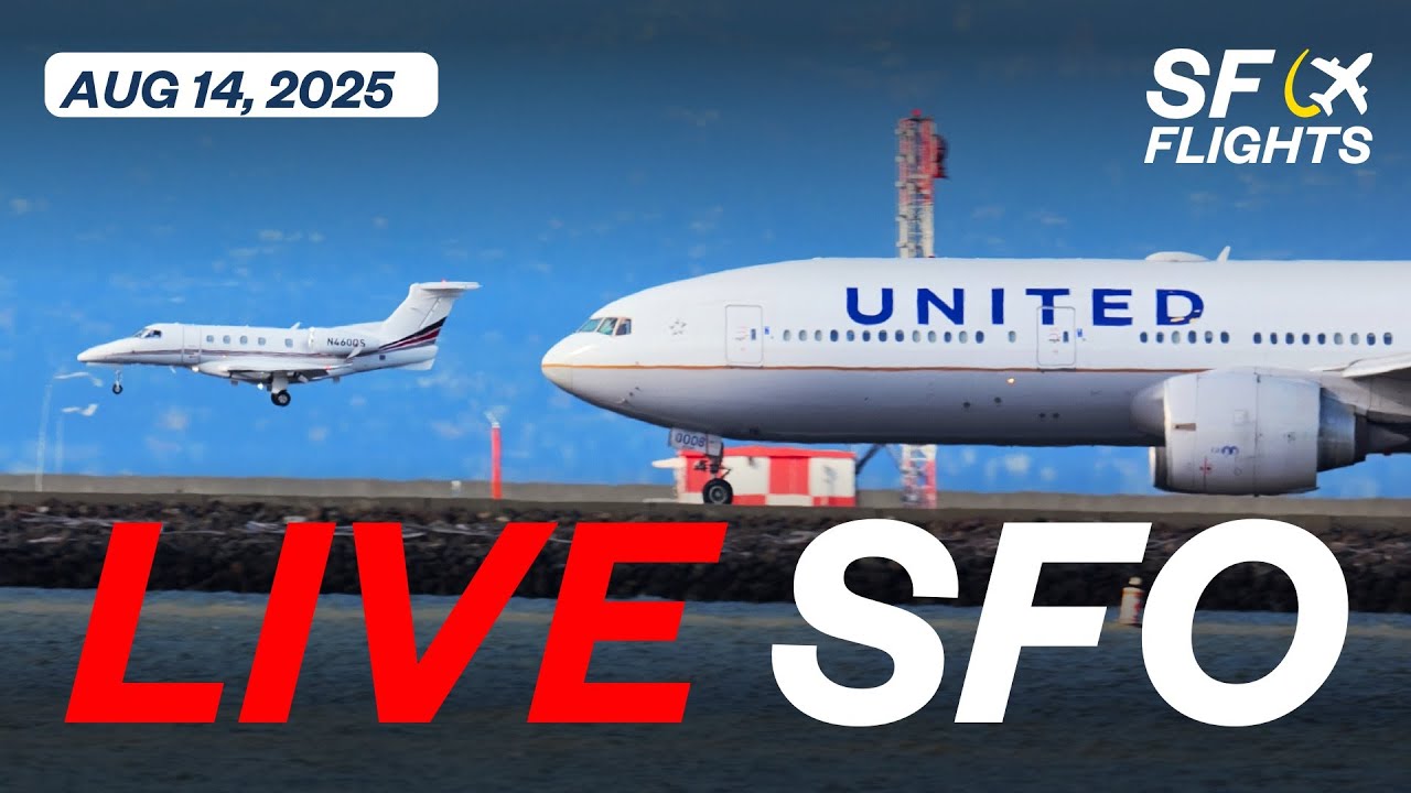 🔴LIVE SFO Airport - Plane Spotting Stream - San Francisco - YouTube
