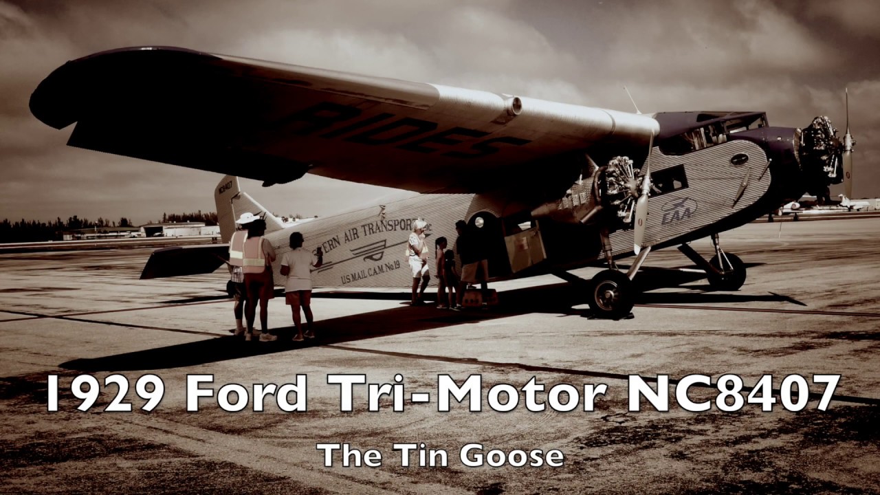 1929 Ford Tri Motor-NC8407, Ron Clark Films - YouTube