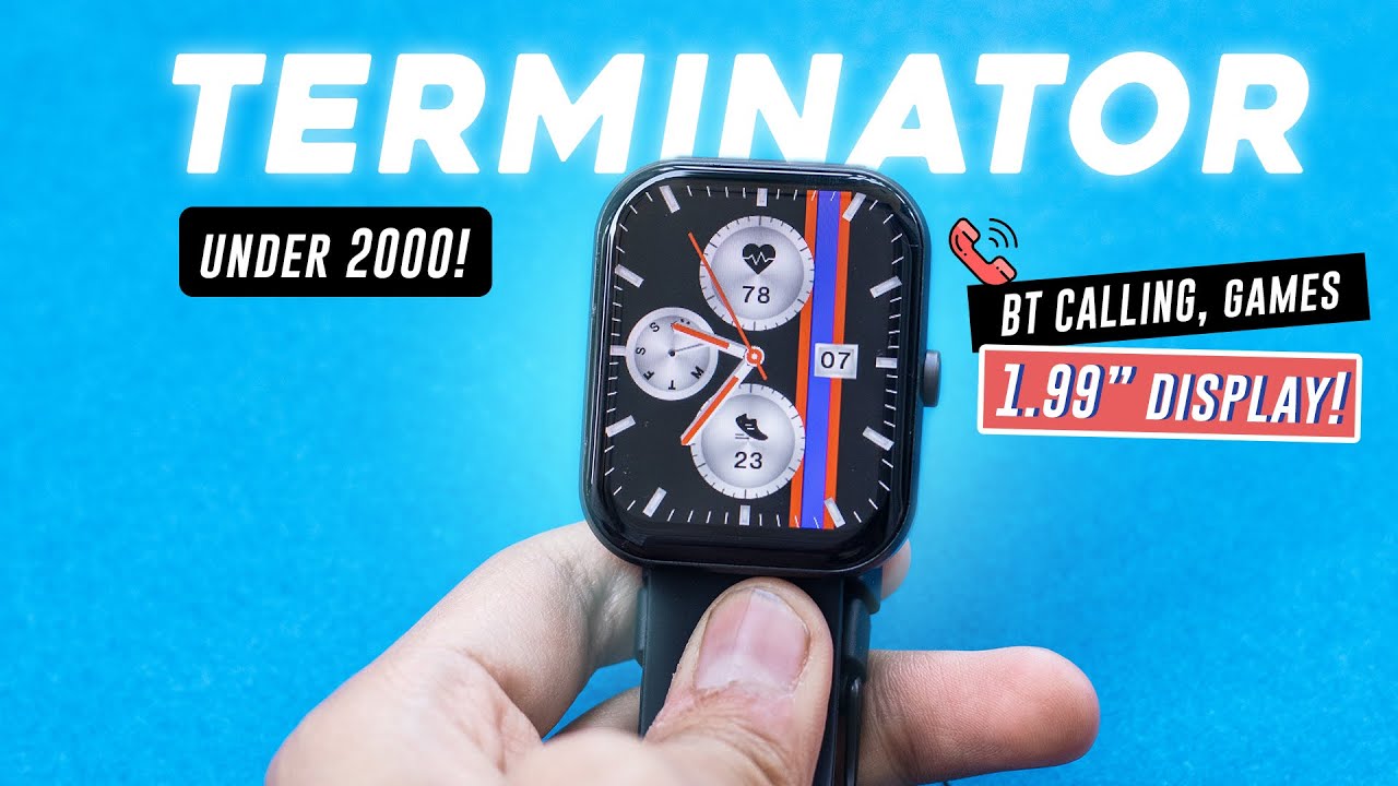 BIG DISPLAY Under 2000 🔥 Fireboltt Terminator Smartwatch Review - YouTube