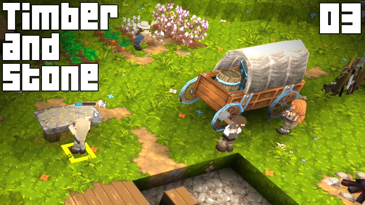 Timber and Stone Gameplay Part 3 - "Work Work Work!!!"(1.63 Walkthrough ...
