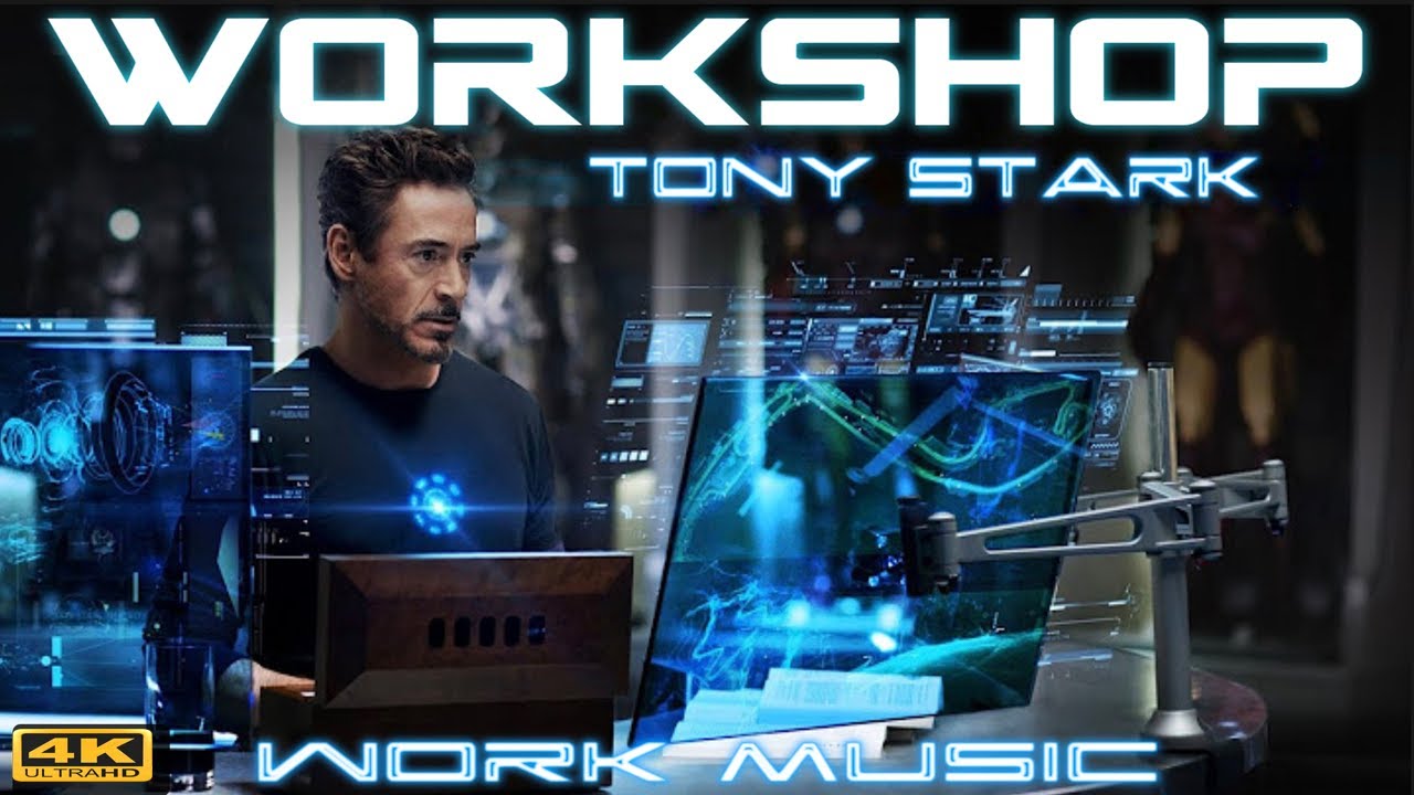 Workshop of TONY STARK - Deep Music for Productive Work - Focus Music ...