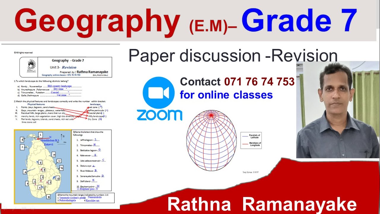 Geography (E.M) -Grade 7 -revision paper - YouTube