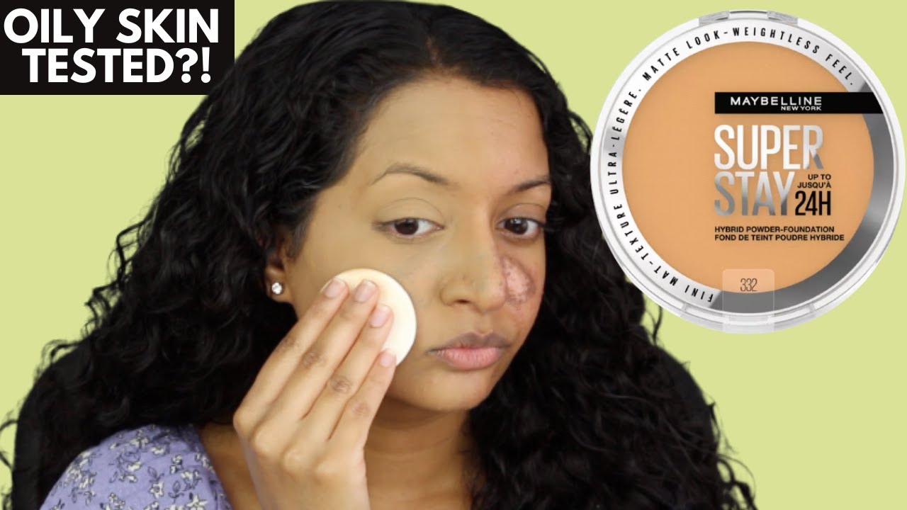Maybelline Super Stay Hybrid Powder Foundation Review 1 Week Wear Test ...