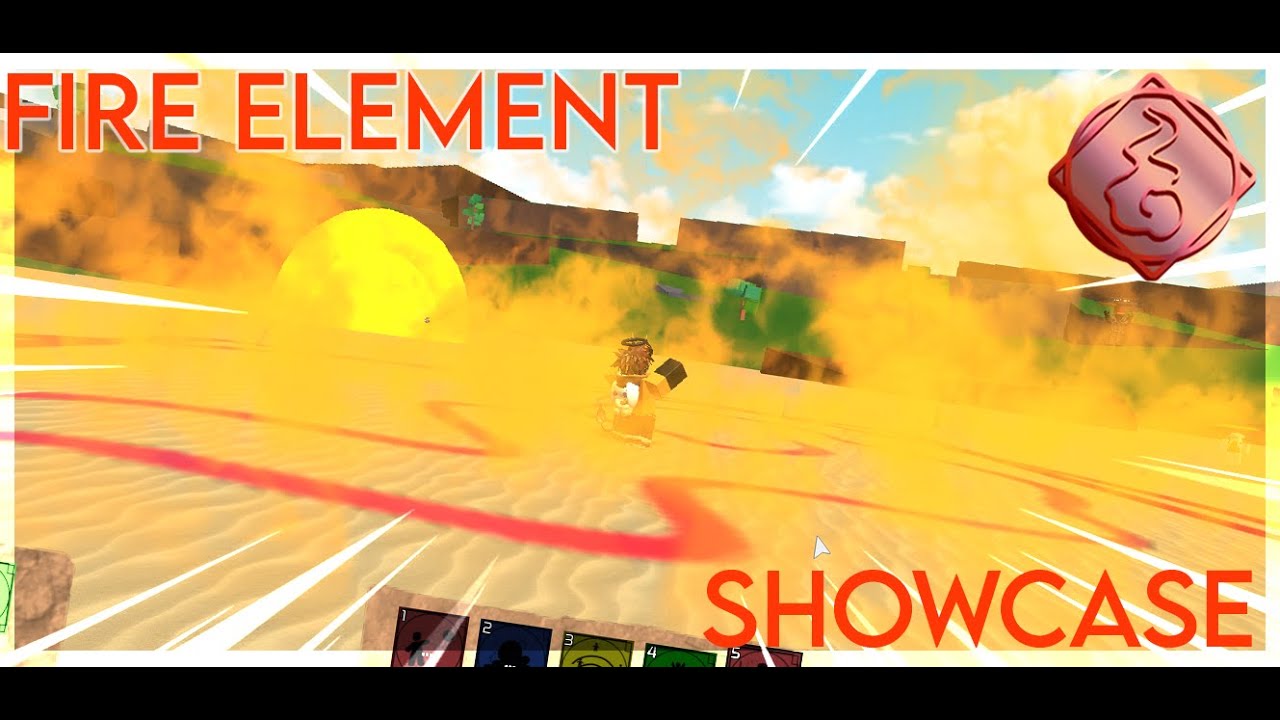 Roblox | Elemental Battlegrounds | FIRE ELEMENT SHOWCASE - YouTube