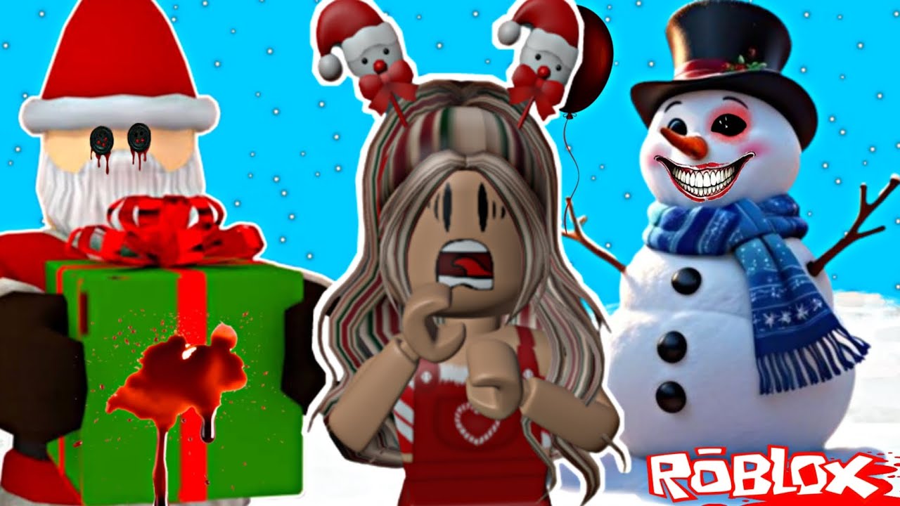 Roblox - O PAPAI NOEL FICOU LOUCO E O BONECO DE NEVE ME COMEU (Escape ...