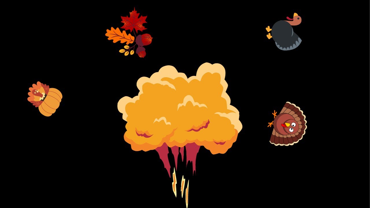 Exploding a TURKEY and lots of other Thanksgiving items! - YouTube