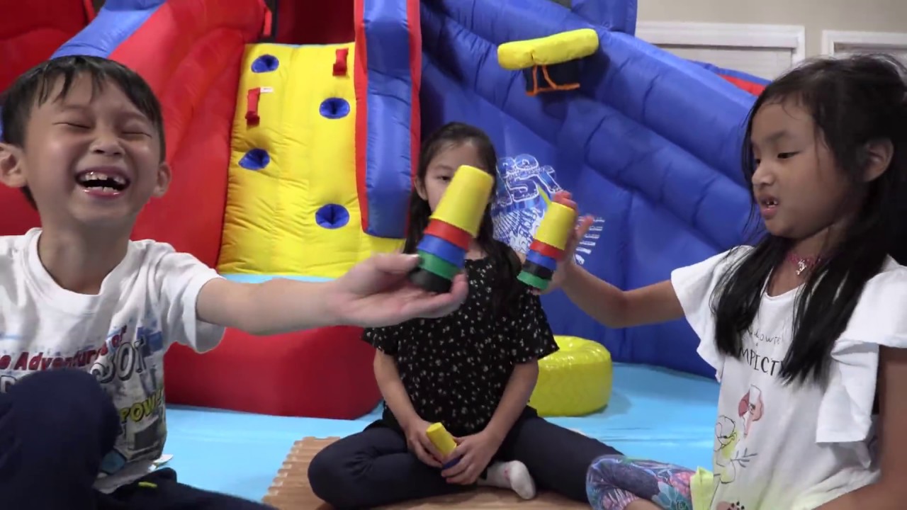 Pretend Play PLAYGROUND Games Challenge - YouTube