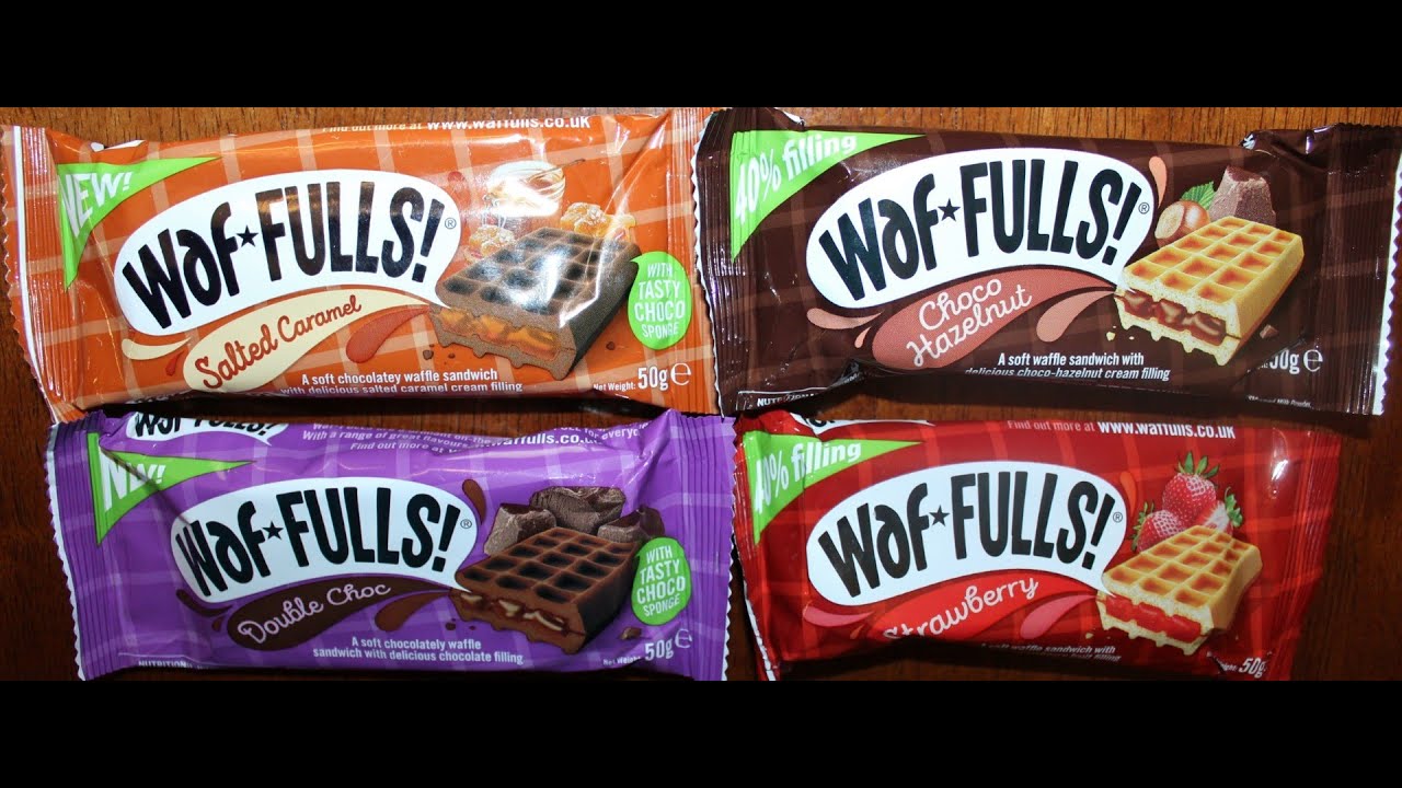 Waf*fulls Waffle Sandwich: Salted Caramel, Choco Hazelnut, Double Choc ...