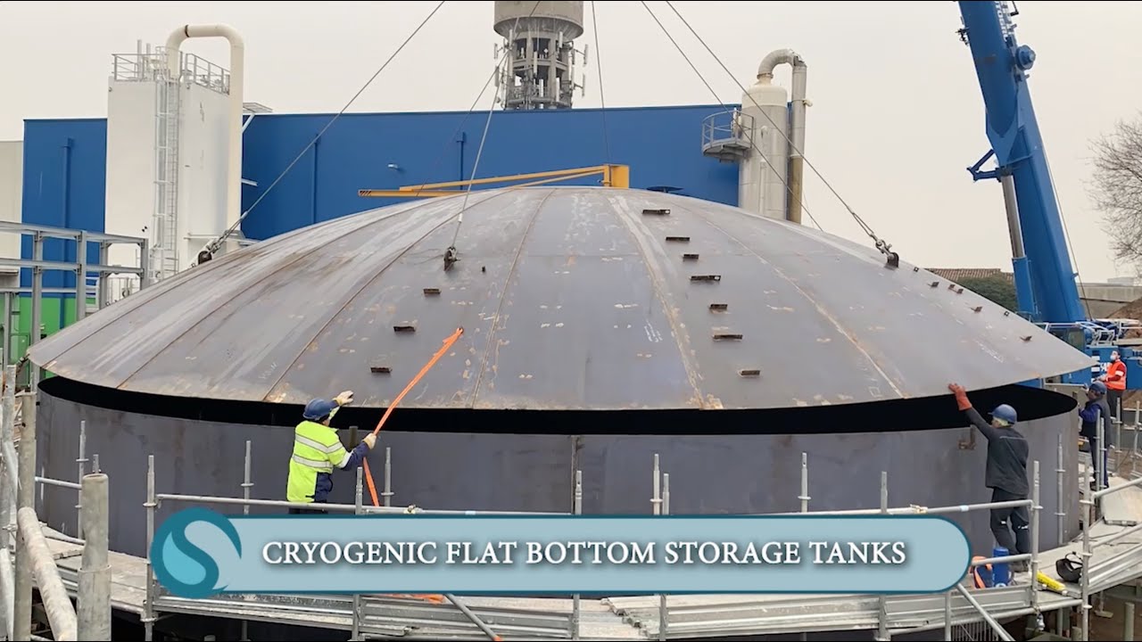 Cellular Glass Flat bottom tank Italy - YouTube