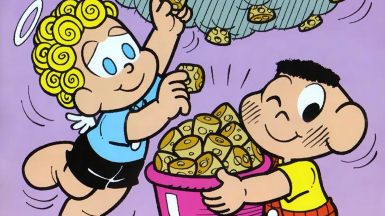 CASCÃO EM O AJUDANTE DO CAPITÃO PITOCO ||Gibi da Turma da Mônica ...