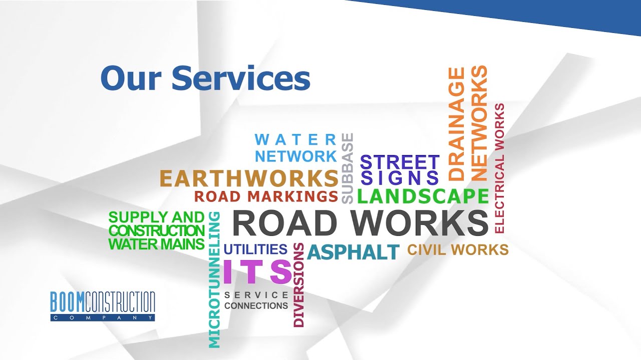 Boom Construction Company Services - YouTube