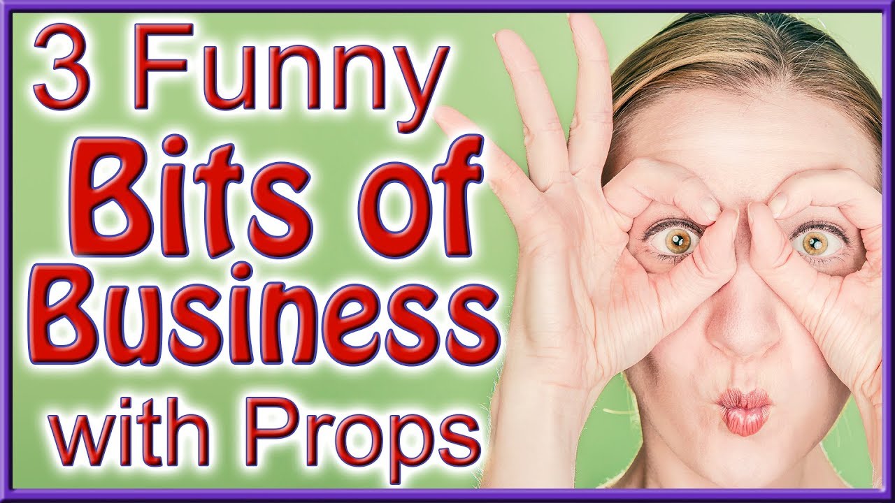 Funny Bits of Business with Props (Top 3) - YouTube