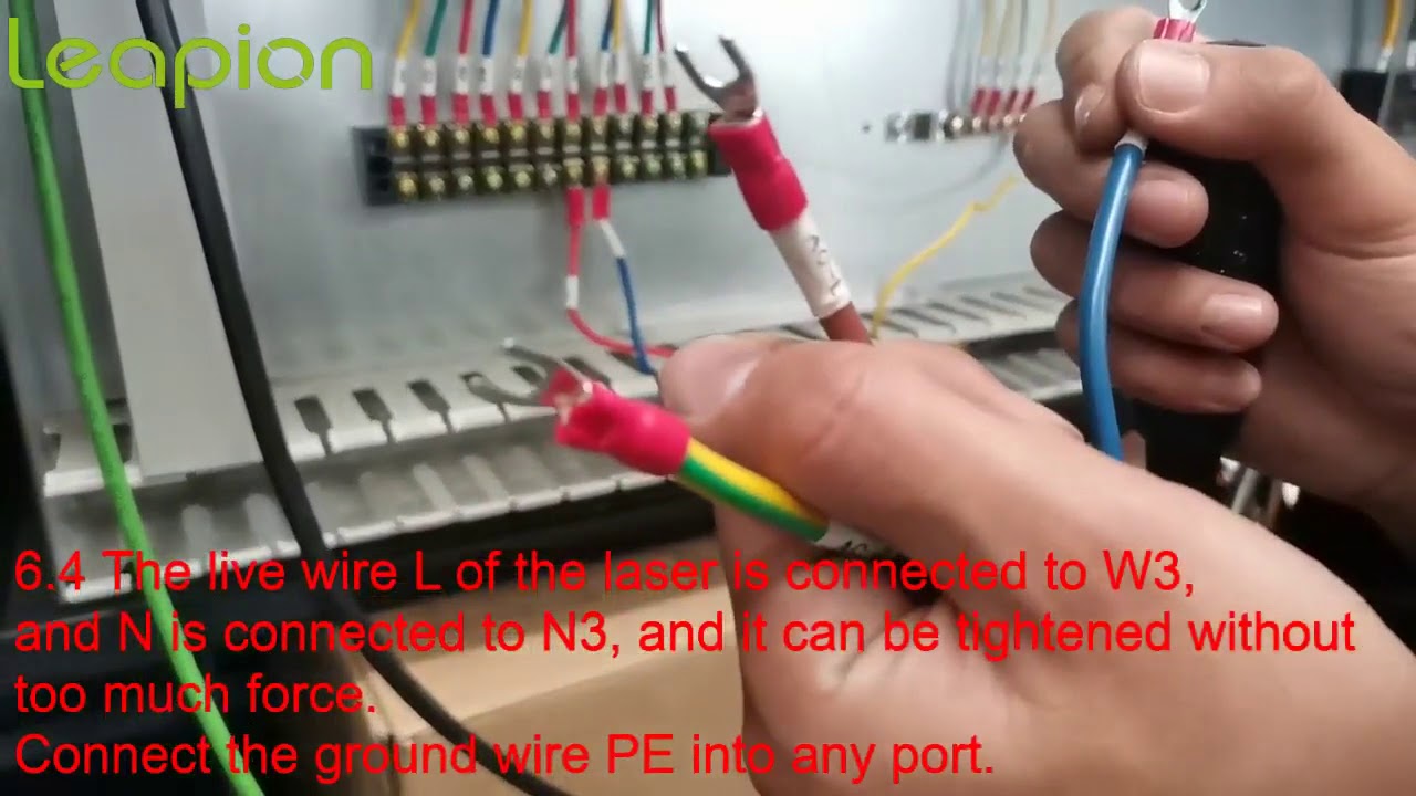 6 How to connect the laser source power wire and signal wire - YouTube