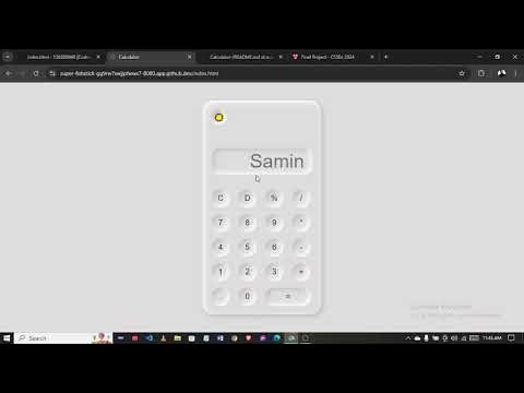 CS50 Final Project: Calculator - YouTube