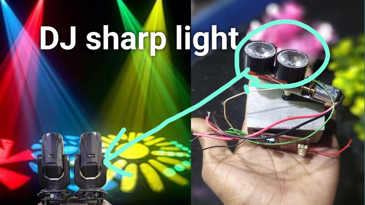 how to make working gear motor and DJ sharpy light #movie#gear-motor ...