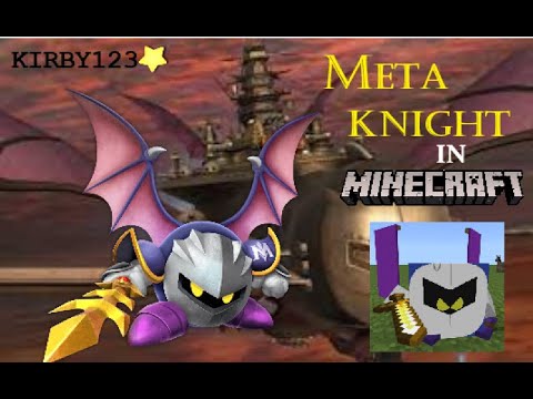 How to make Meta Knight in Minecraft - Minecraft Tutorial - YouTube