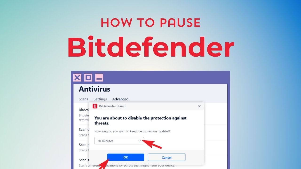 How to Pause Bitdefender 2024: [Quick Guide] - YouTube