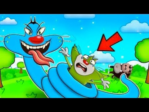 Roblox Oggy Become Gigantic Snake And Try To Eat Jack and Bob - YouTube