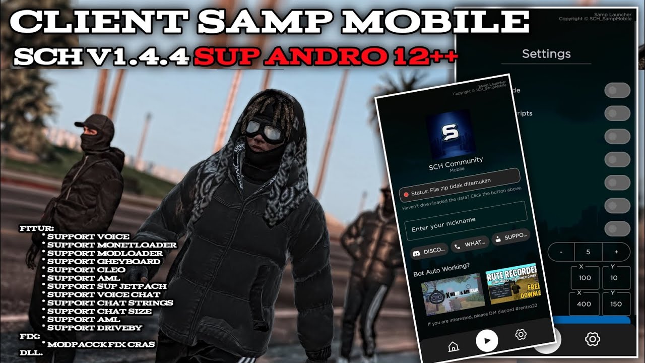 SHARE CLIENT SAMP SCH V1.4.4 SUPPORT ANDRO 12++ || GTA SAMP ANDROID ...