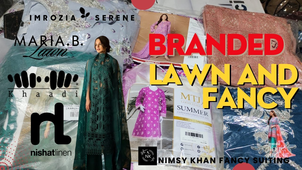 BRANDED LAWN AND FANCY DRESSES BY NIMSY KHAN - YouTube