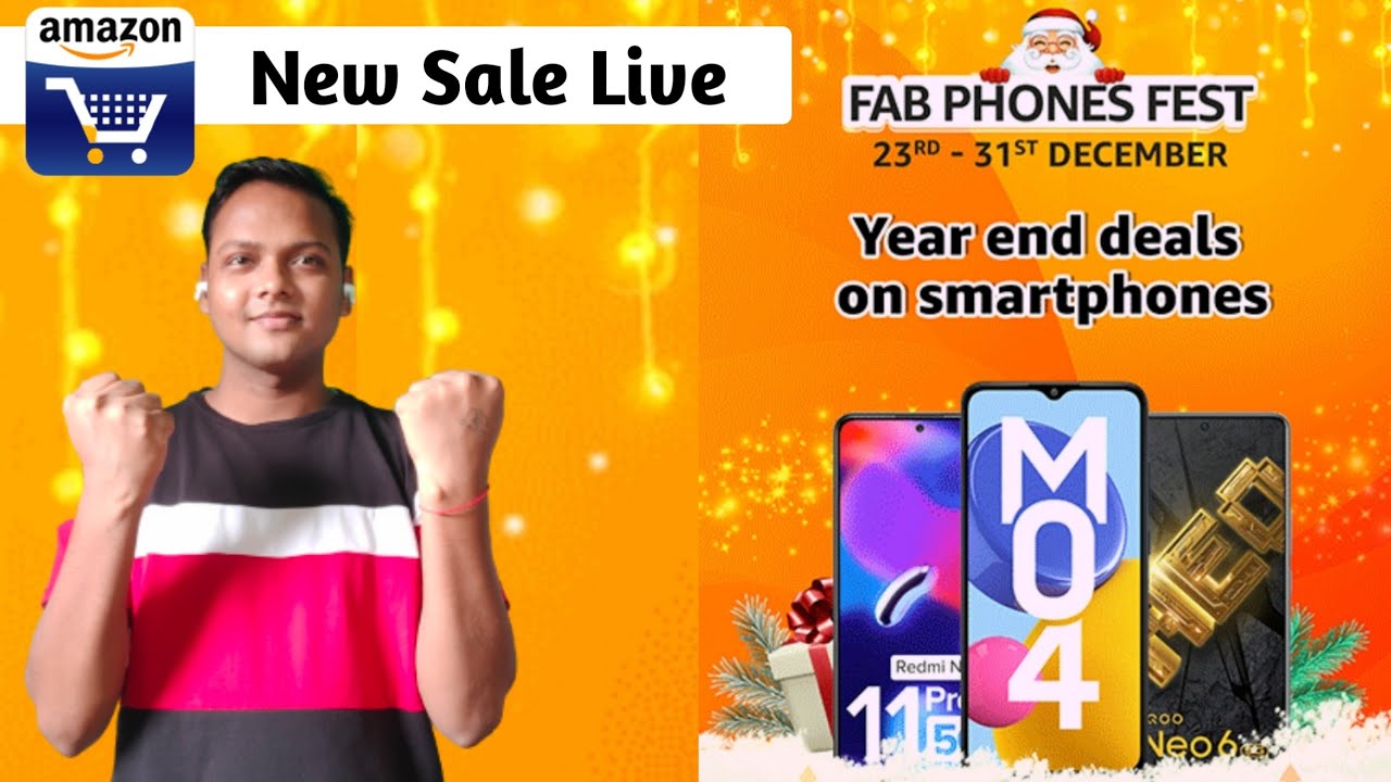 Amazon Fab Phones Fest Sale Live Start December 2022 HDFC Bank No Cost ...