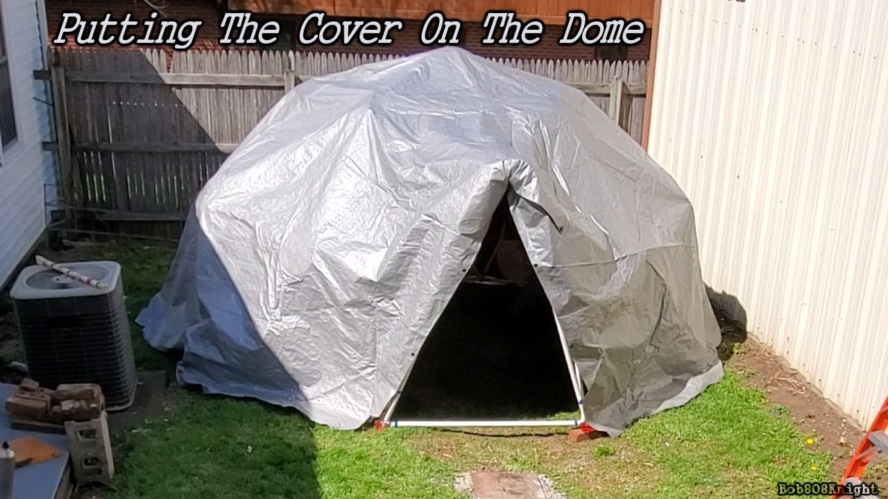 Putting The Cover On The Dome - YouTube