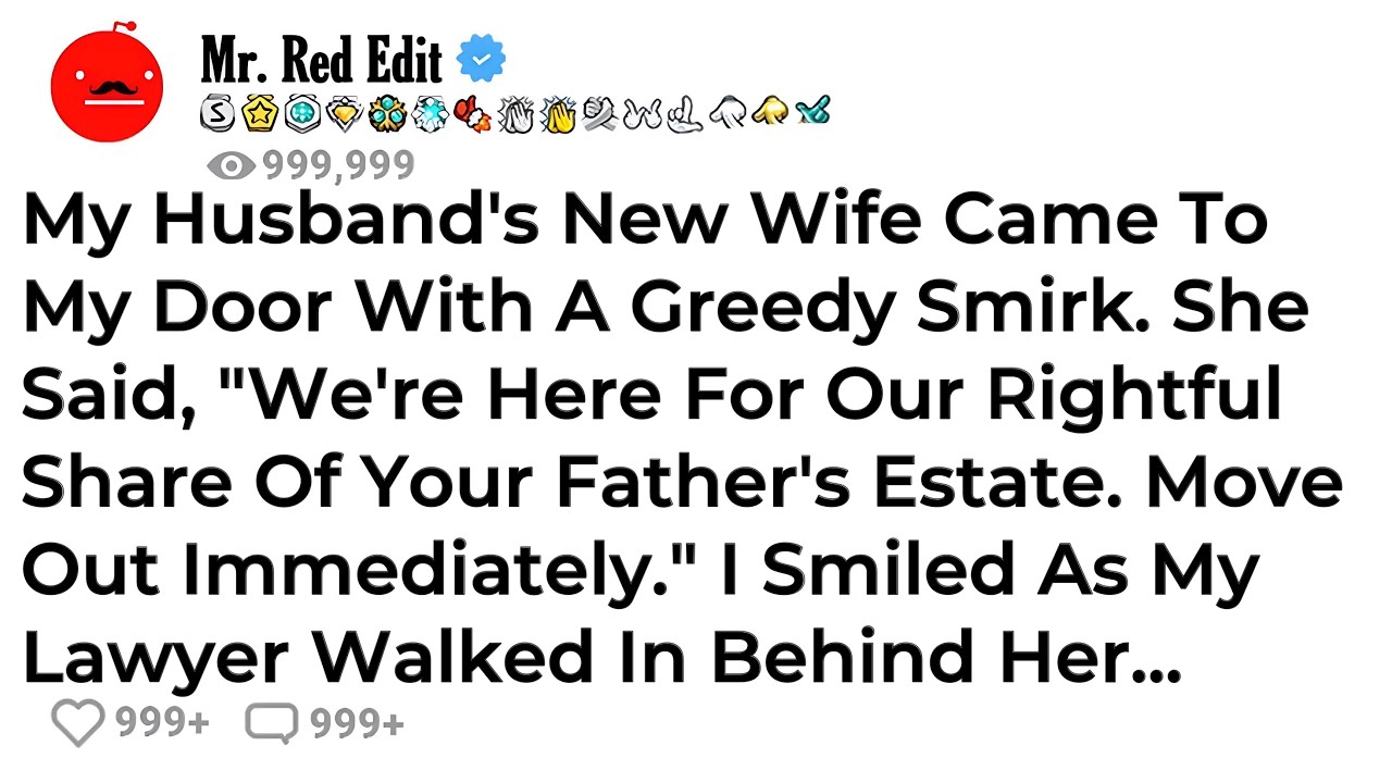 My Husband's New Wife Came to My Door With a Greedy Smirk. She Said ...